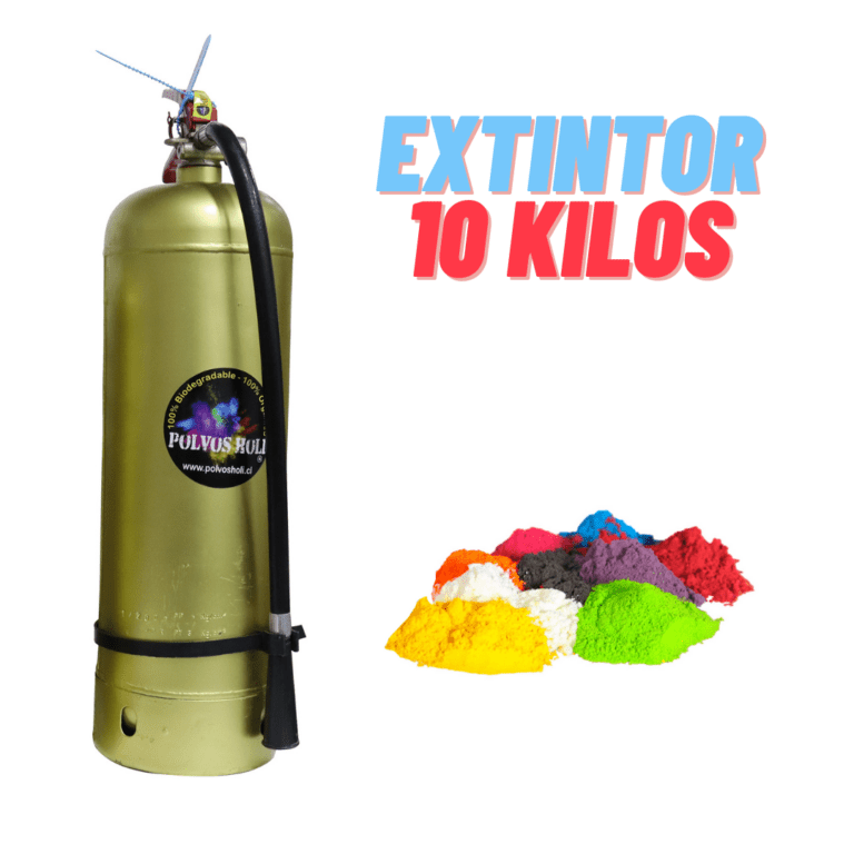 EXTINTOR DE COLORES 10 KG – Polvos Holi